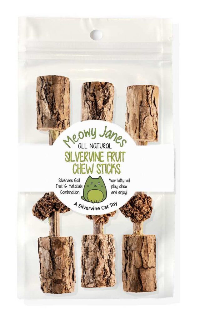 Silvervine Kebab Cat Chew Sticks - Matatabi - All Natural | Meowy Janes