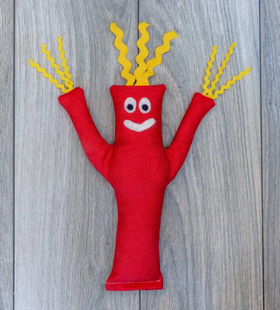 Cat Toy | Wacky Inflatable Arm Guy Catnip Kicker | 100% Catnip