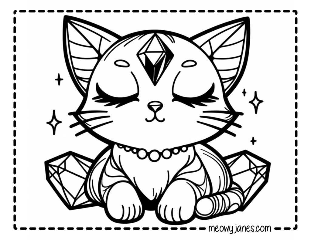 Cat Coloring Pages - Free Printable Pages for Adults & Kids