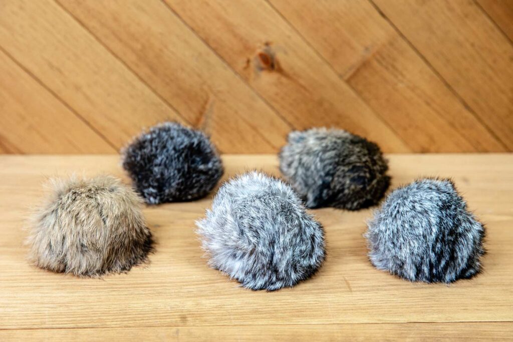 5 Pack Large Real Rabbit Fur Balls - Meowy Janes