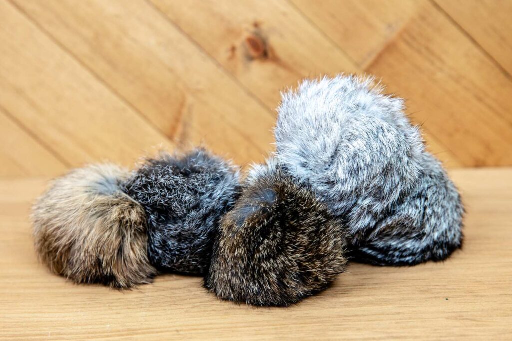 5 Pack Large Real Rabbit Fur Balls - Meowy Janes